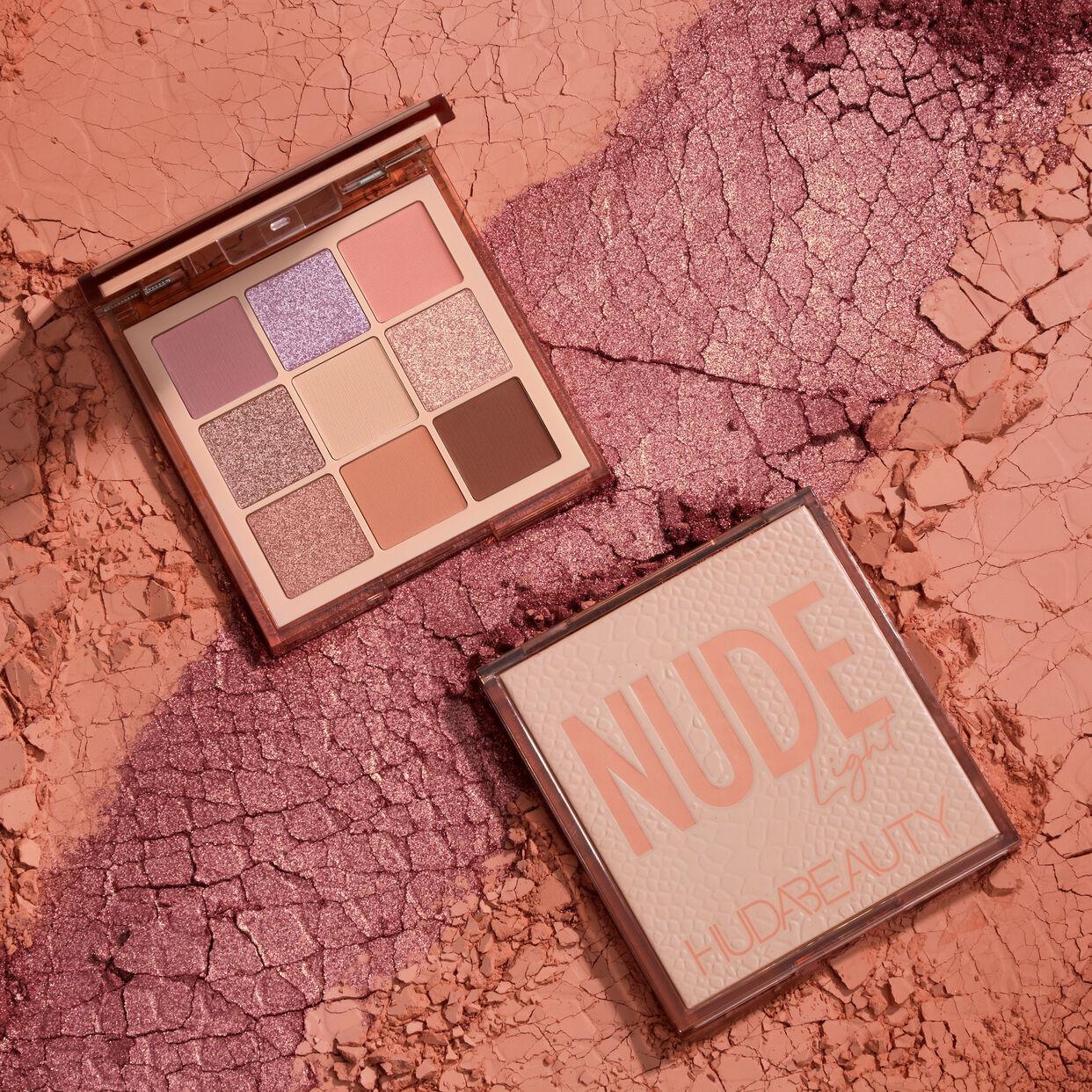 Huda Beauty Nude Obsessions Eyeshadow Palette Light Cosmetic Holic
