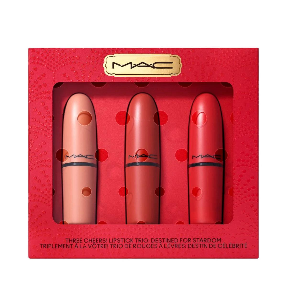Mac - Three Cheers! Lipstick Set – Cosmetic Holic